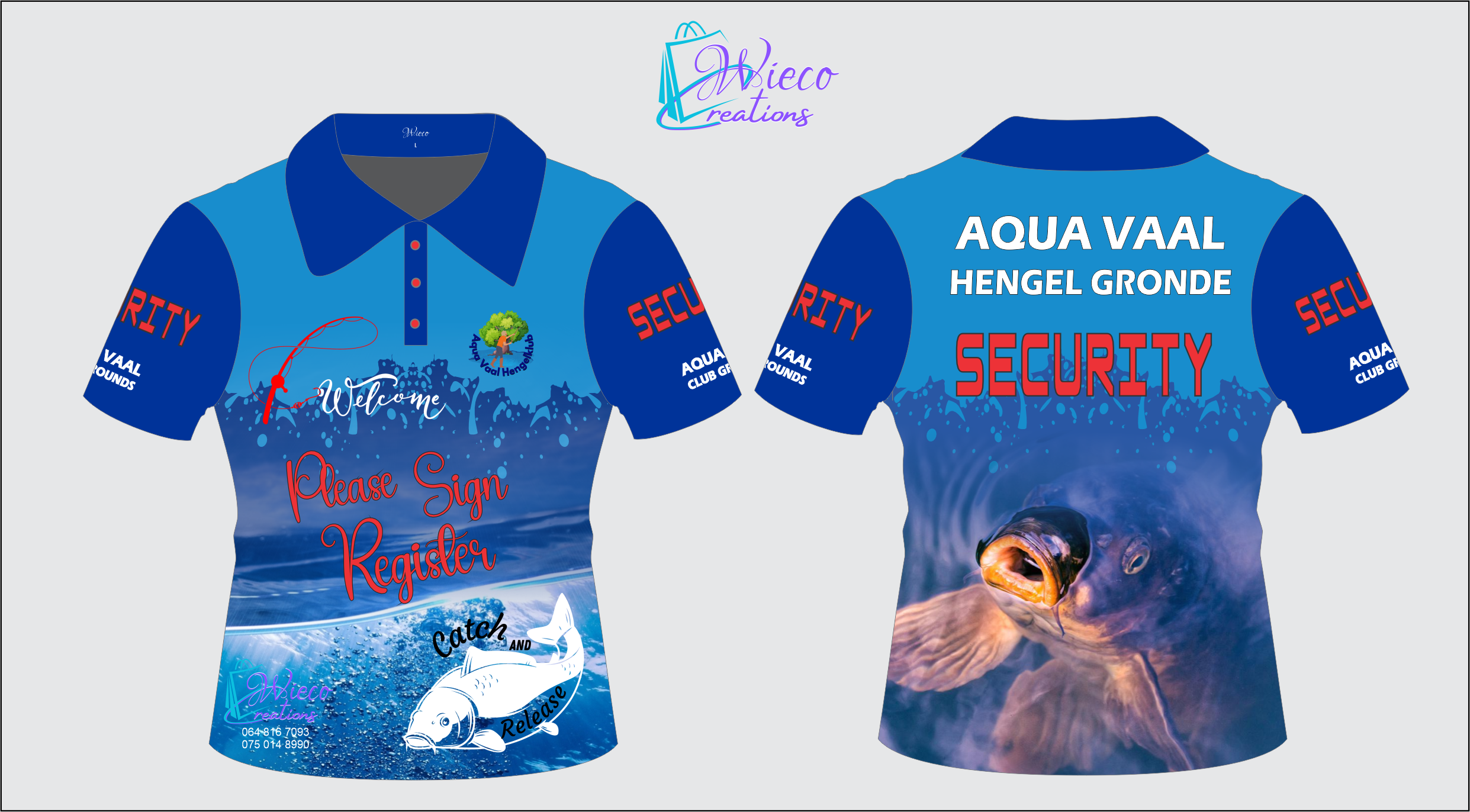 Aqua Vaal Security Golfer – Wieco Creations