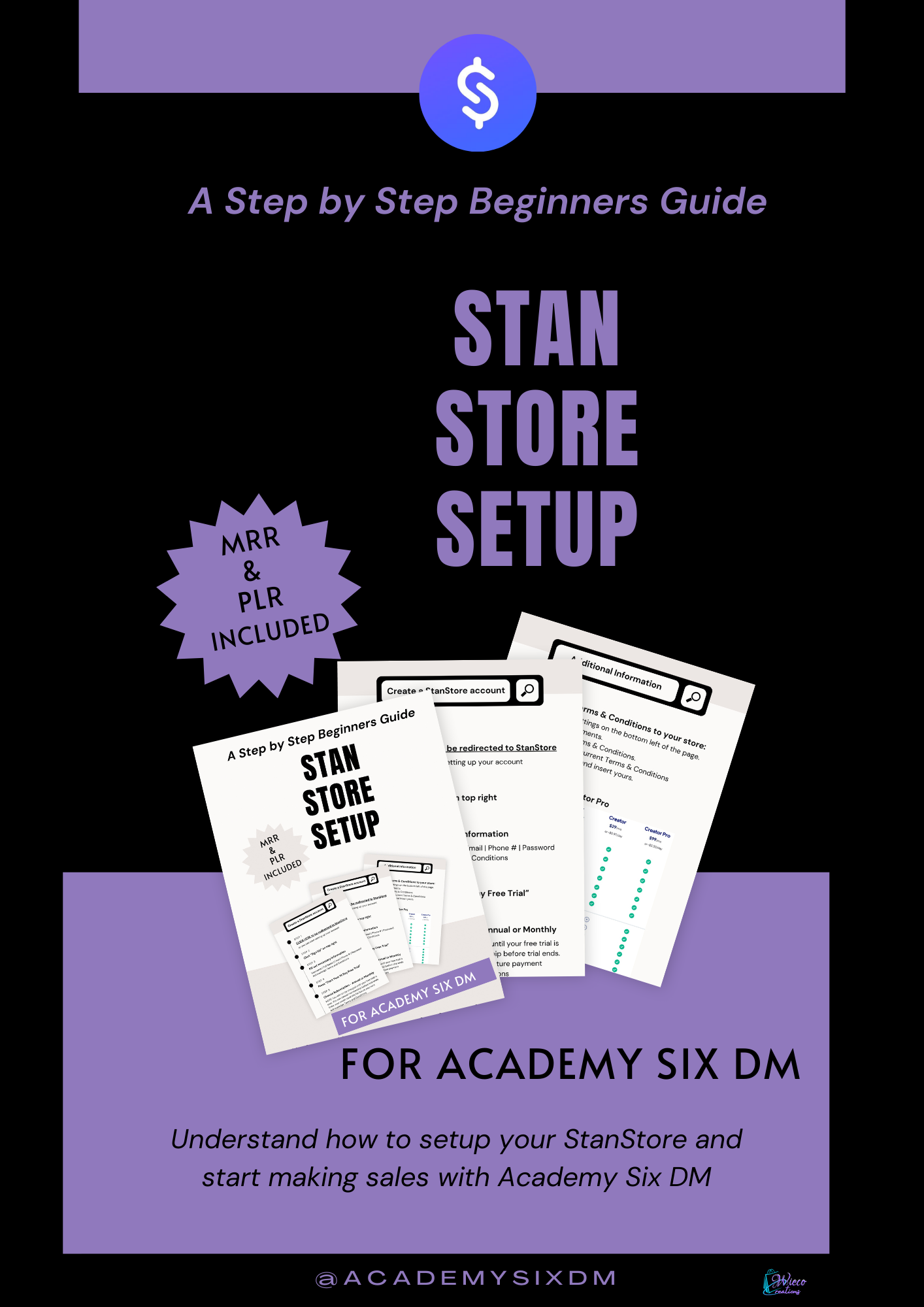 Setup your Stan Store for Academy 6 DM – Wieco Creations